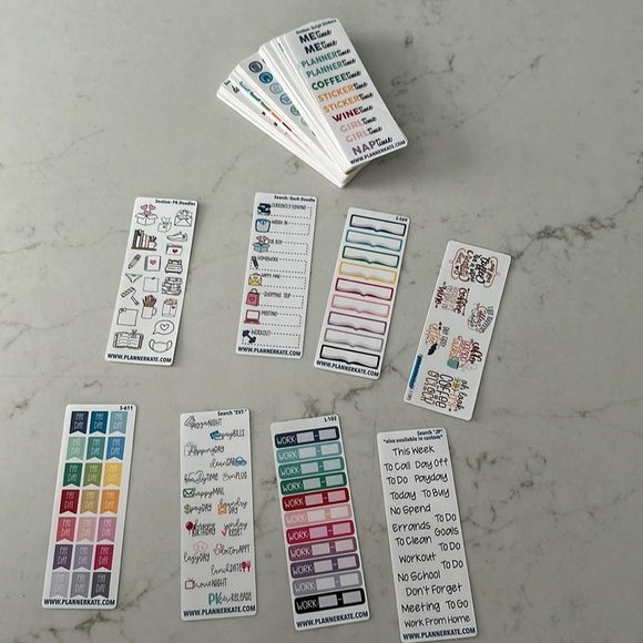 Planner Kate | Office | Planner Kate Sample Size Planner Stickers ...